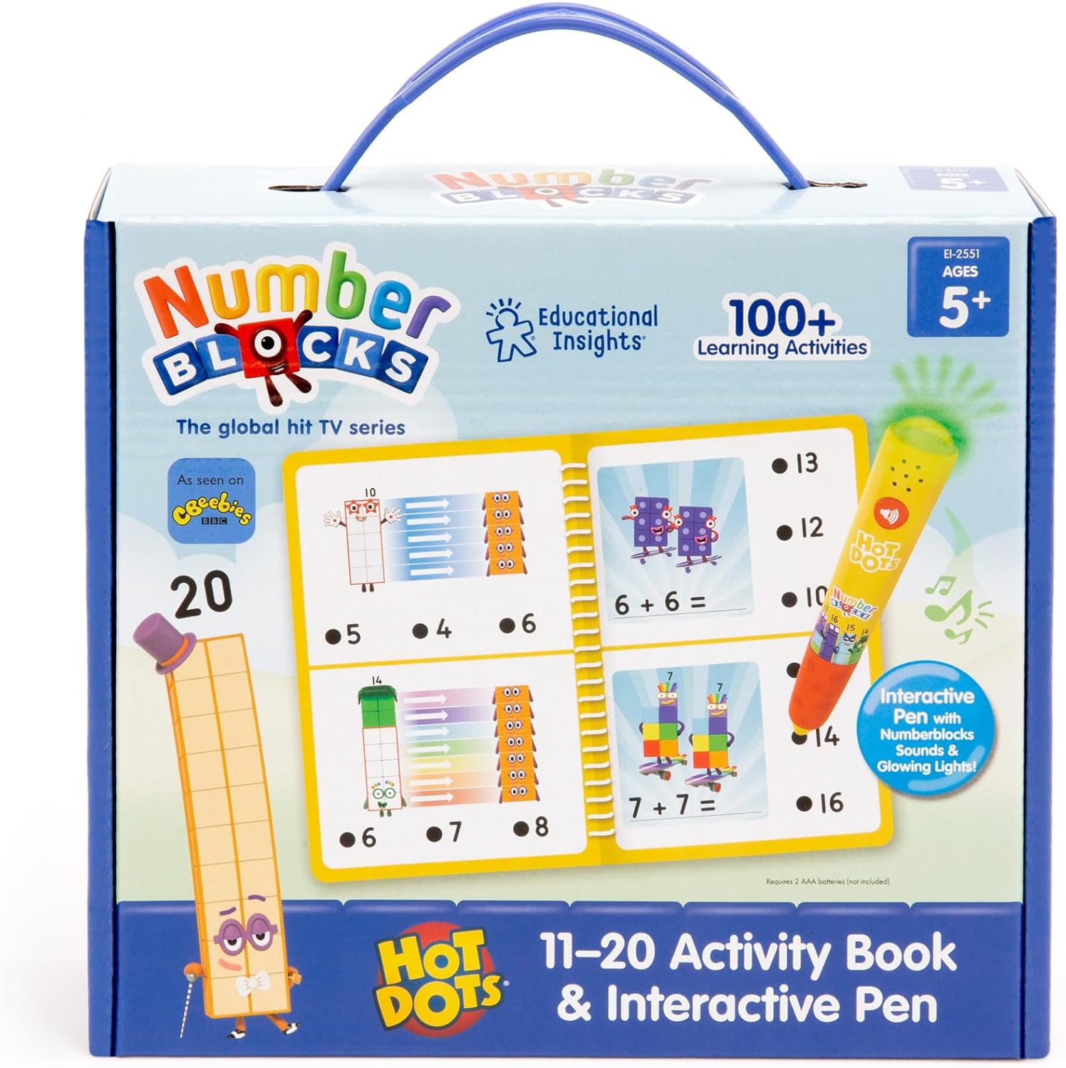 Numberblocks 11-20 Activity Book & Interactive Pen – Bunny + Munnie