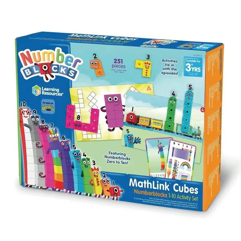 Numberblocks Mathlink Cubes 1-10 Math Activity Set – Bunny + Munnie