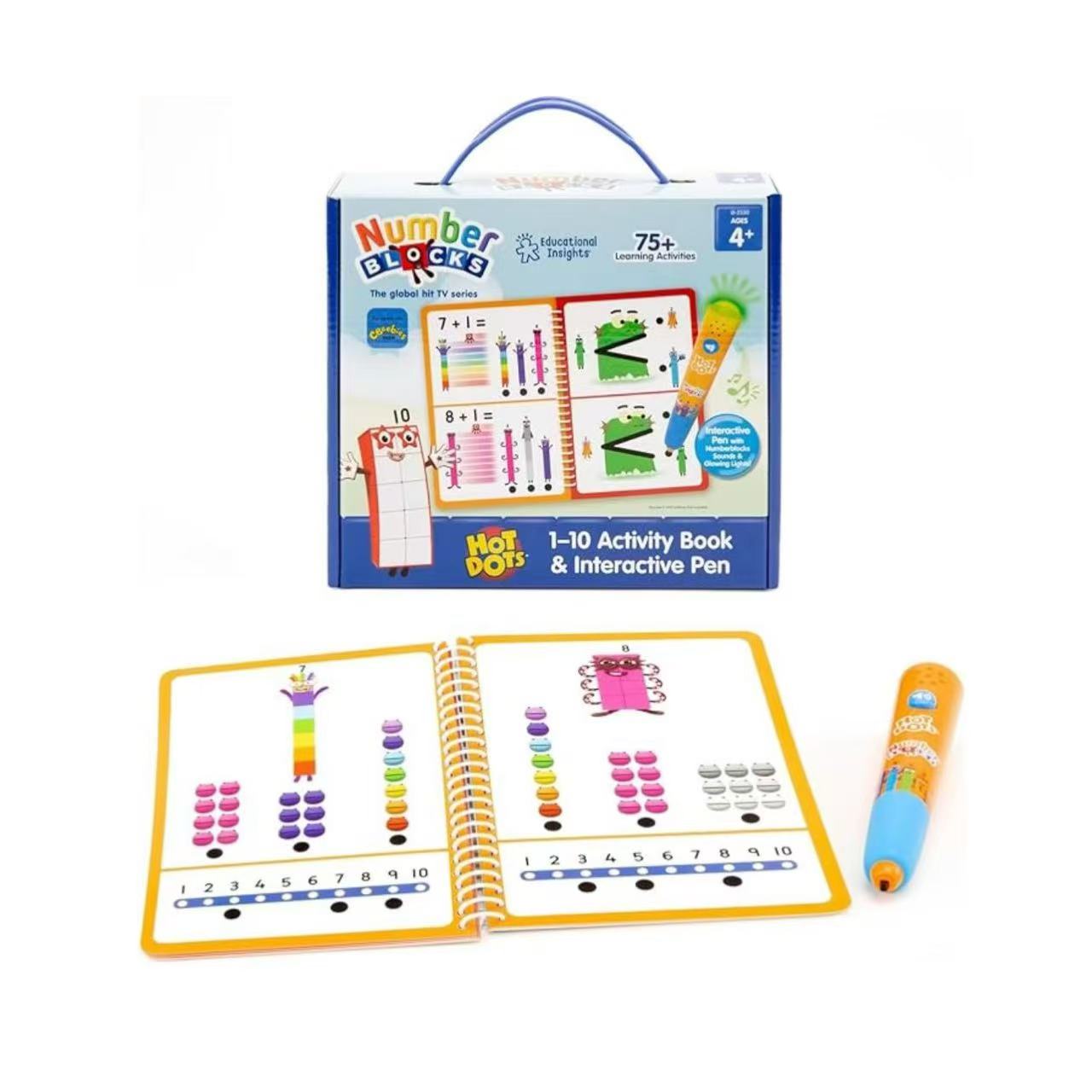 Numberblocks 1-10 Activity Book & Interactive Pen – Bunny + Munnie